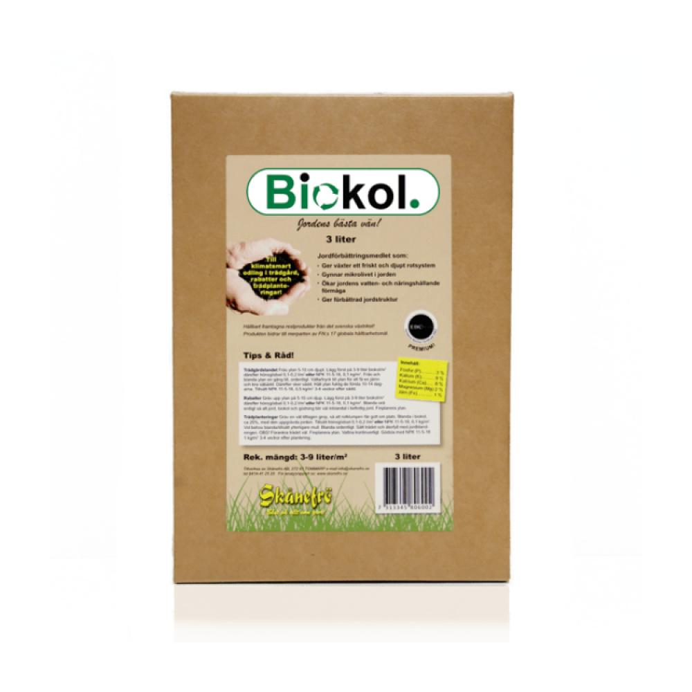 Biokul - Køb svensk biokul fra Skånefrö | SmartaSaker